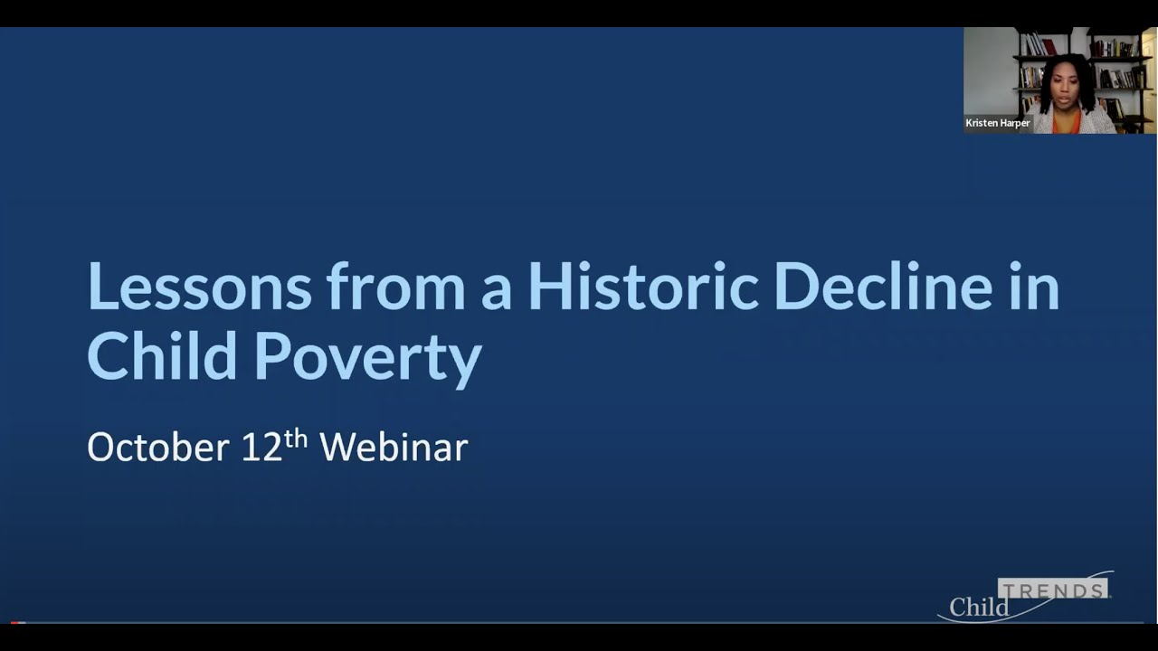 Lessons from a Historic Decline in Child Poverty - YouTube