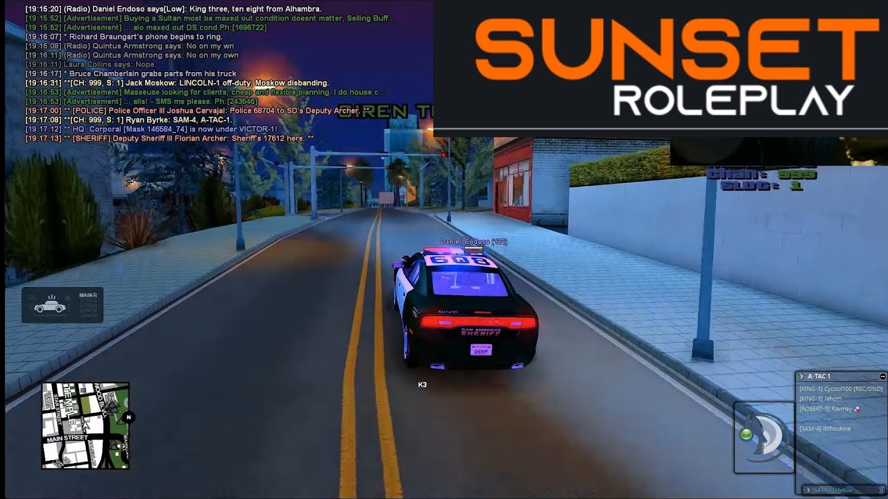 SSRP - LSPD city patrol. part #1 - YouTube