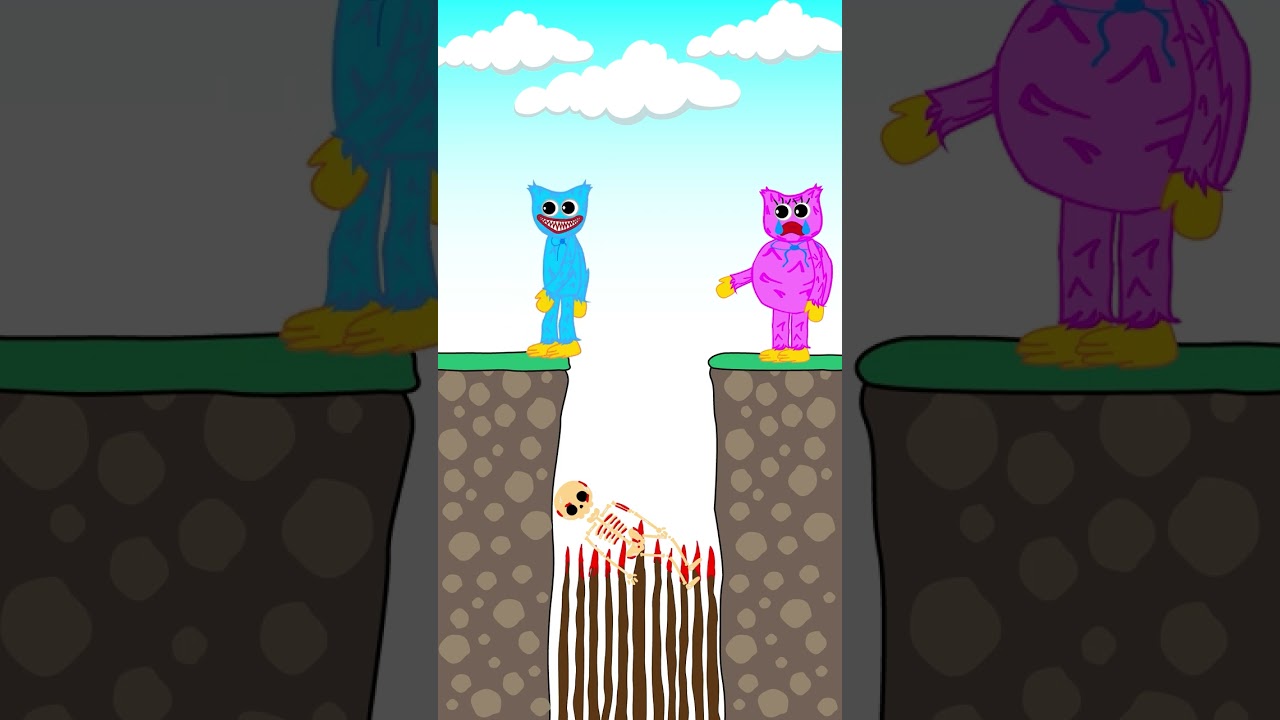 Huggy Wuggy betrayed Fat Kissy Missy | Funny Animation 🤣🤣🤣 #shorts # ...