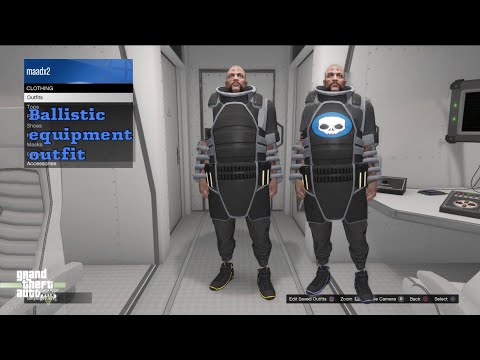 GTA 5 ONLINE HOW TO Save Ballistic Equipment As A Outfit - YouTube