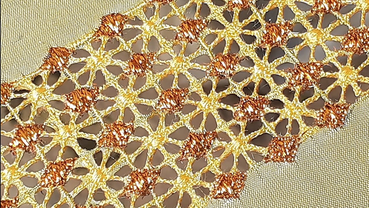 "Various types of openwork style embroidery designs" Part 8 - YouTube