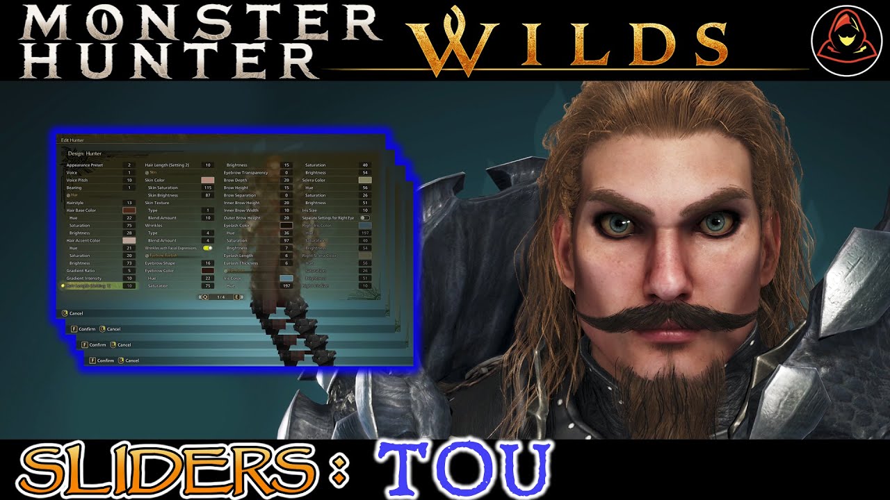Monster Hunter Wilds | Character Creation Sliders: General Tou (Kingdom ...