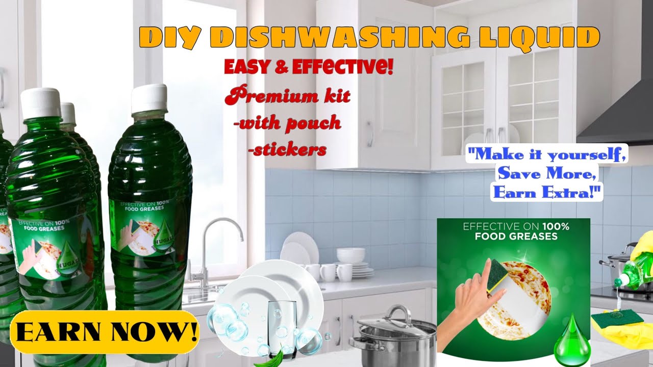 How to Make Dishwashing Liquid for Business|STEP BY STEP Dishwashing ...