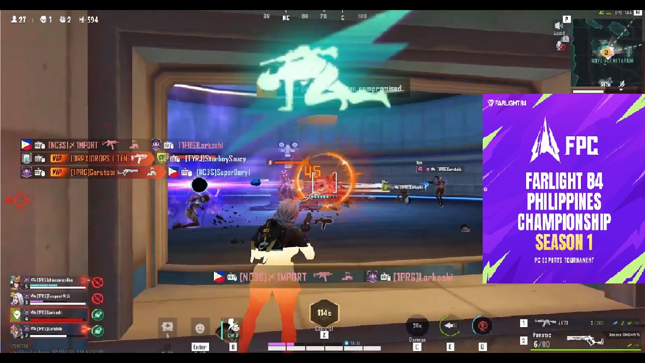 PRG TEAM HIGHLIGHTS + COMS (PC) FARLIGHT84 FPC S1 TOURNAMENT 2nd Team ...