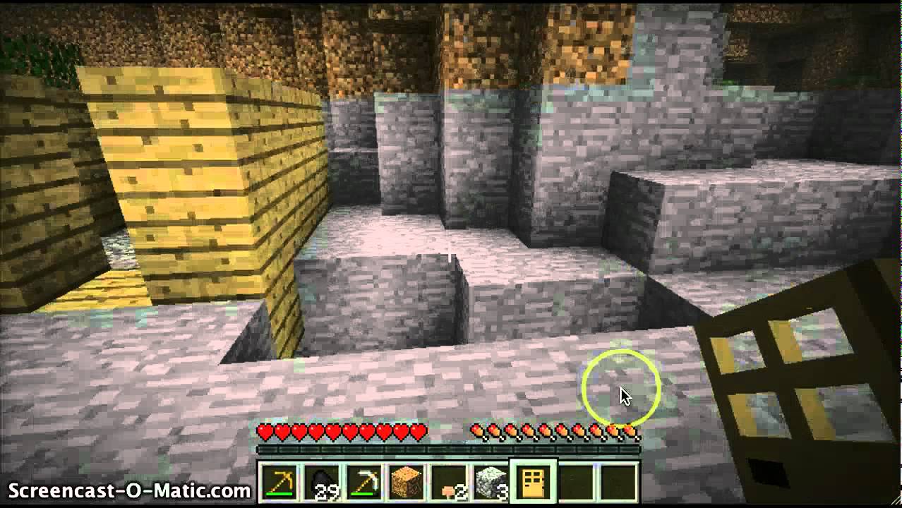 Minecraft Part 1- MINI HUT - YouTube