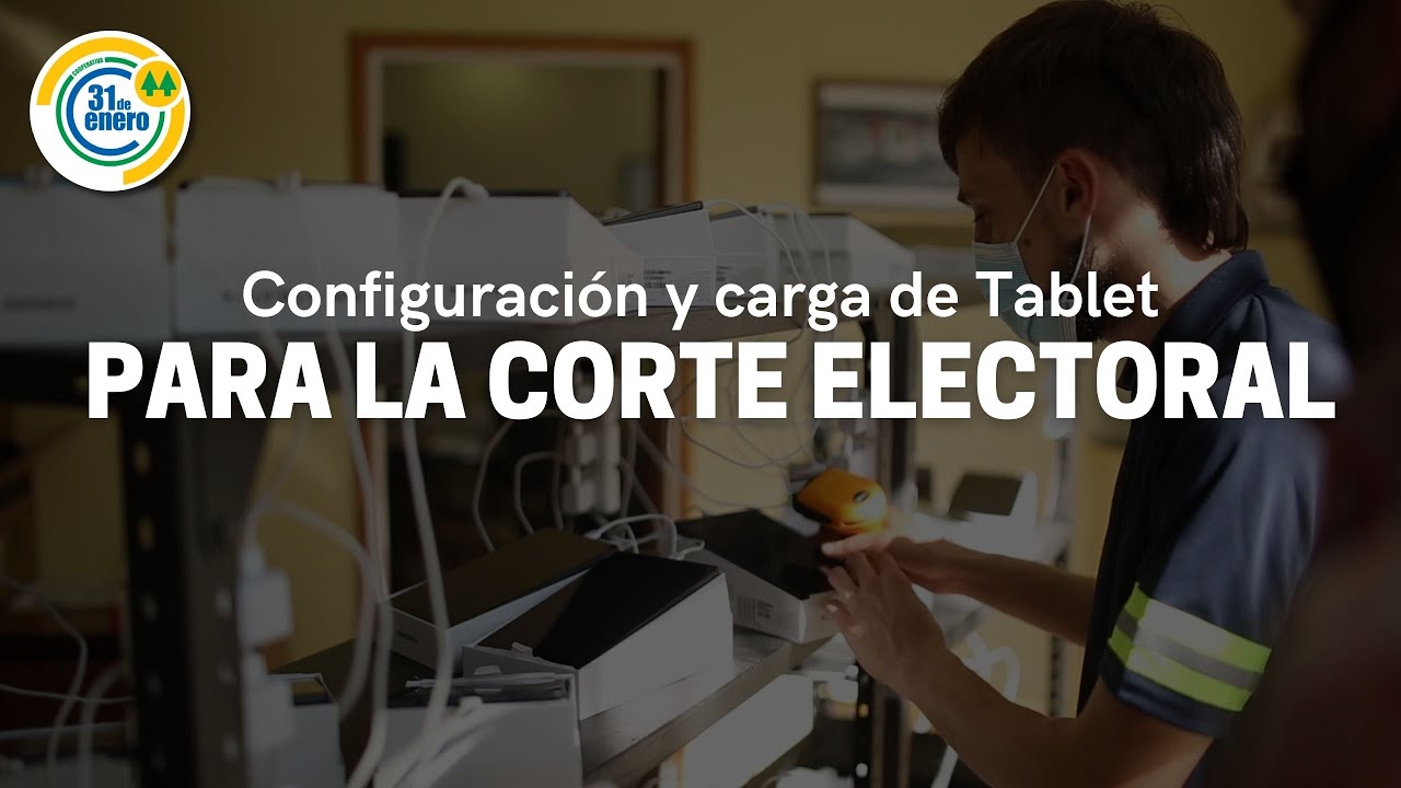 Configuración y carga de Tablets para la CORTE ELECTORAL - YouTube