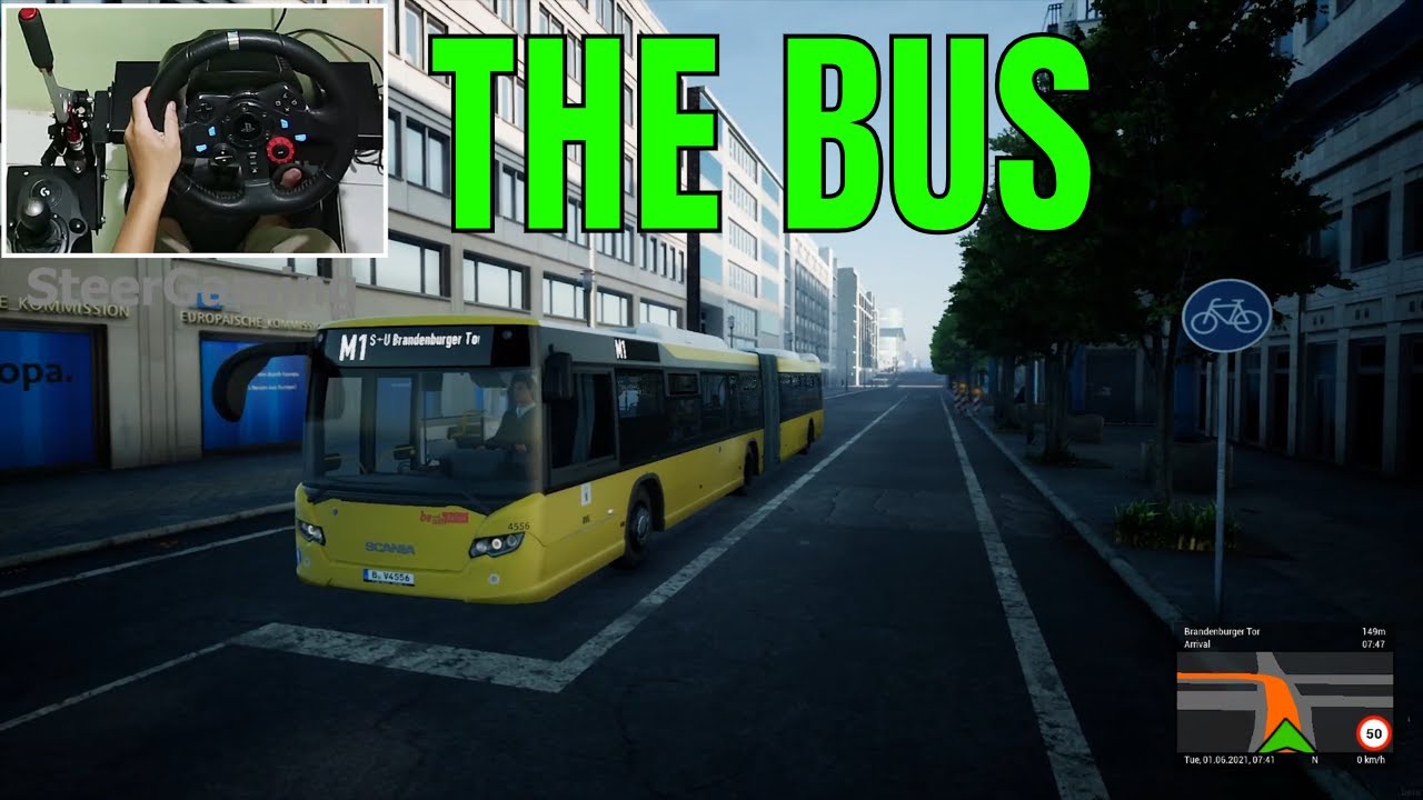 SCANIA CITYWIDE 18M THE BUS | Steering Wheel Logitech g29 gameplay ...