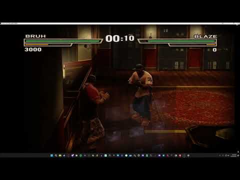 Def Jam Fight For NY - Crow's Office Low Framerate (On Xemu)