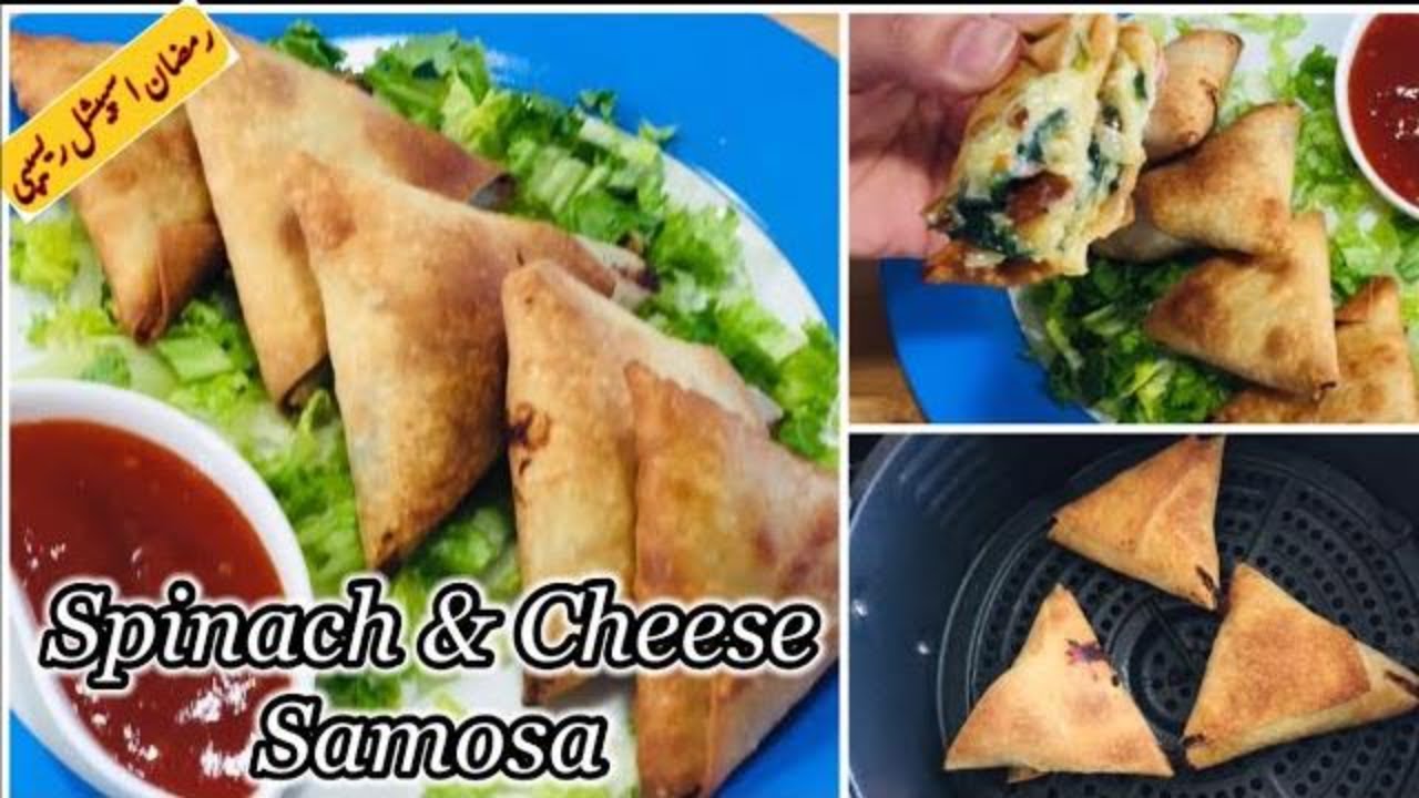 How to make yummy Spinach and Cheese Samosa, Recipe by Easy Home ...