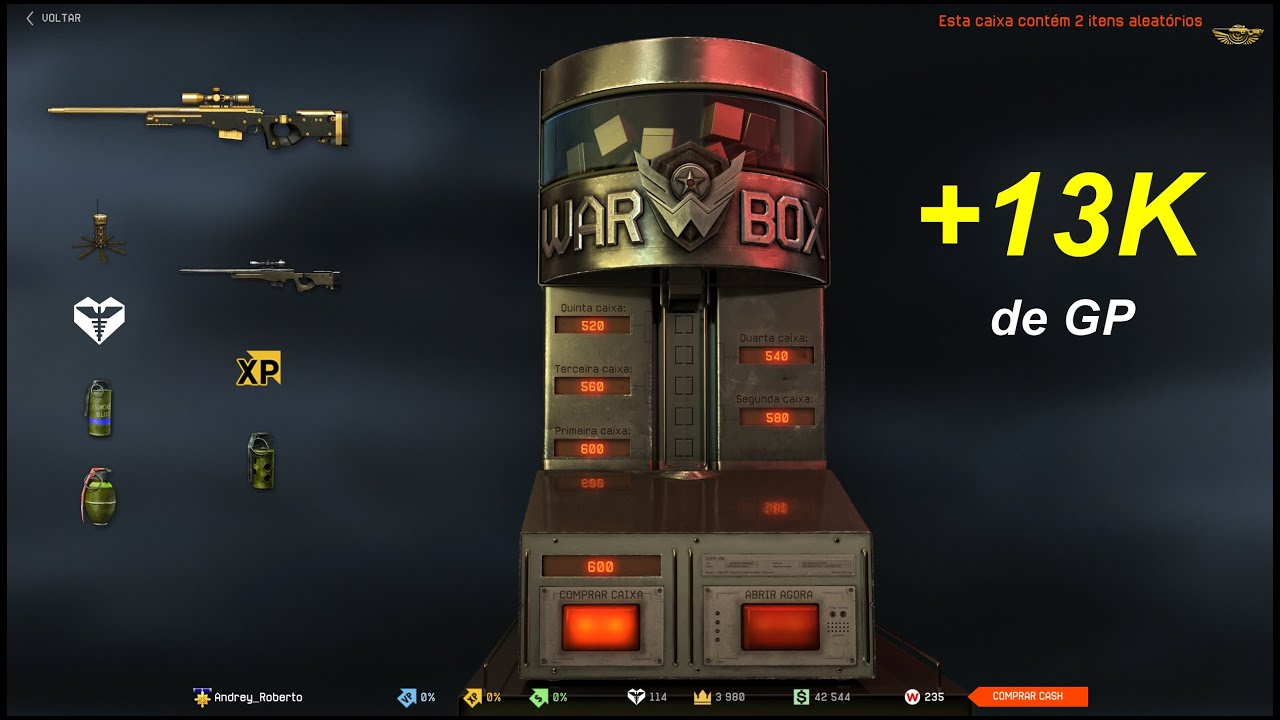 💰 [WARBOX] WARFACE #57 - Pegando a AWM Gold - YouTube