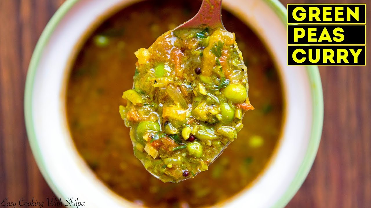 How to make MATAR (green peas) Curry - MATAR gravy RECIPE ...