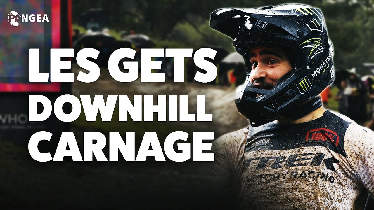 UNRIDEABLE DOWNHILL RACE IN LES GETS | UCI Mountain Bike World Series ...