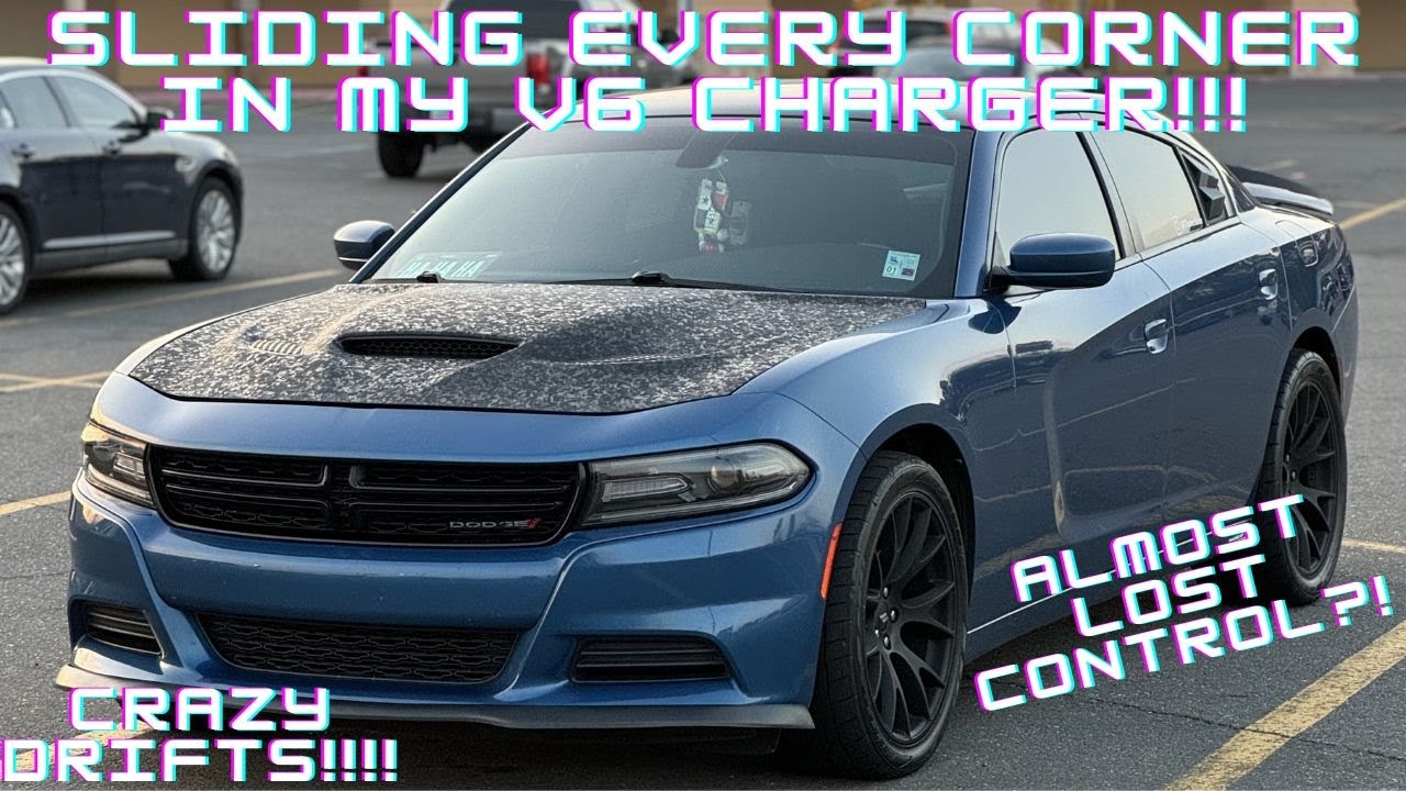 SLIDING EVERY CORNER IN MY TUNED V6 CHARGER!!! - GOT COMPLETELY ...