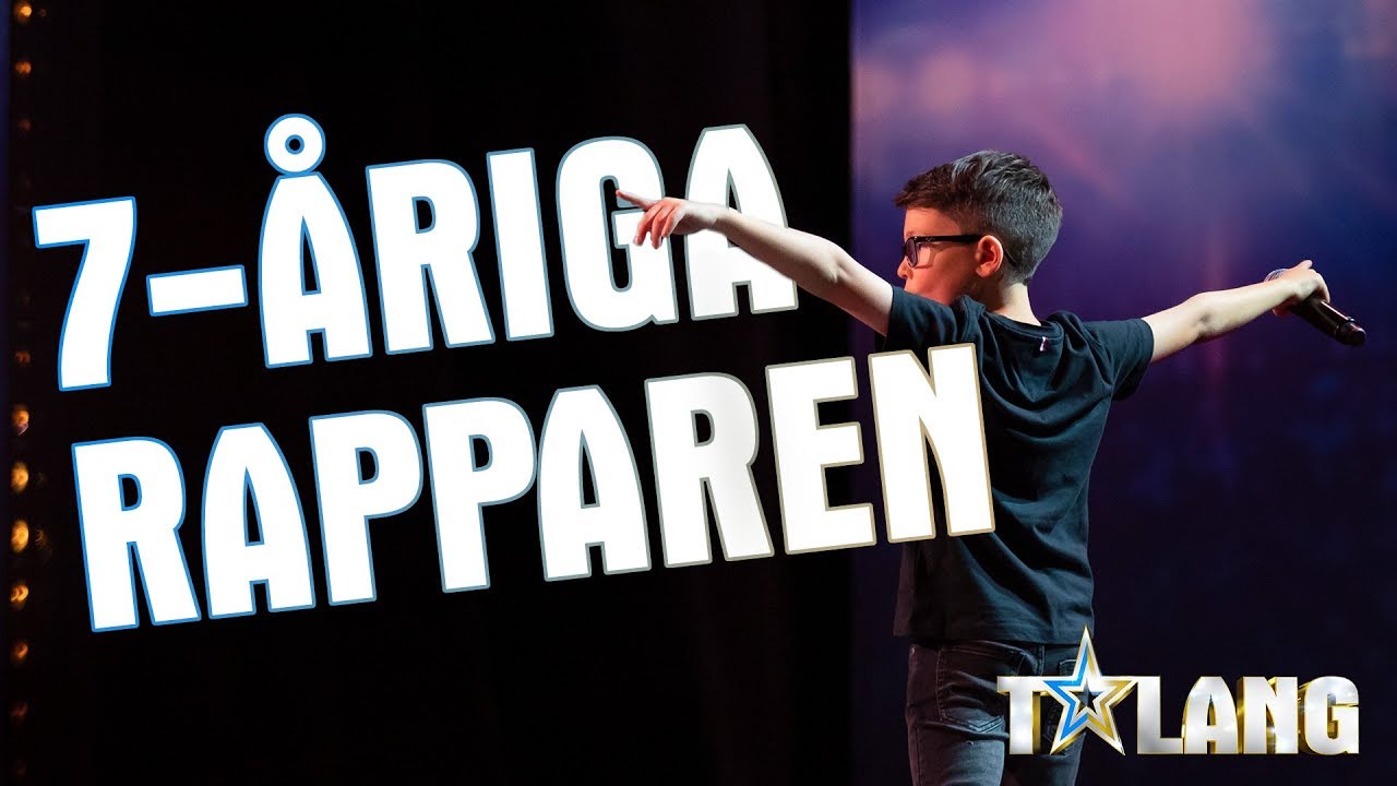 7-åriga Kareem charmar alla med sin grymma rap - YouTube