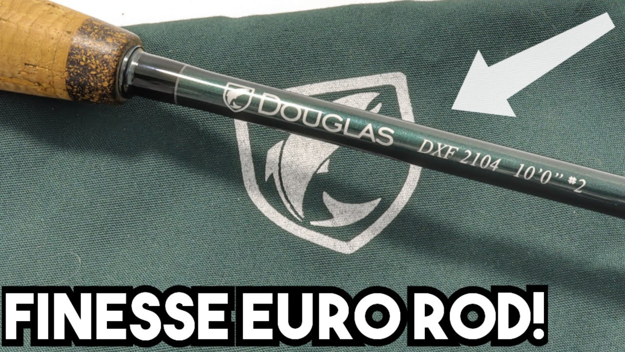 Review: Douglas DXF 10' 2# Euro Nymphing Rod - YouTube