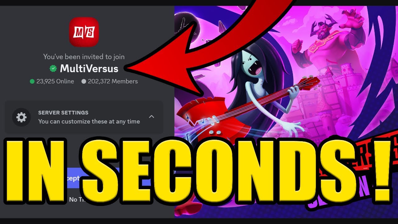 HOW to JOIN MULTIVERSUS DISCORD SERVER PC & MOBILE - YouTube