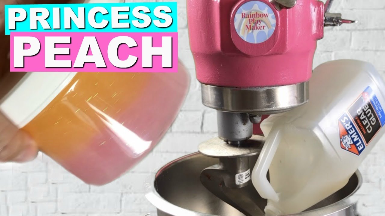 BIG BATCH OF SLIME // PRINCESS PEACH JELLY SLIME EXPOSED! - YouTube