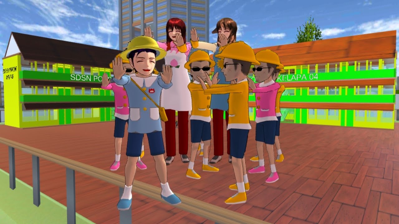 Ini Dia Sekolah SD Negeri Sakura Baru | Sakura school simulator - YouTube