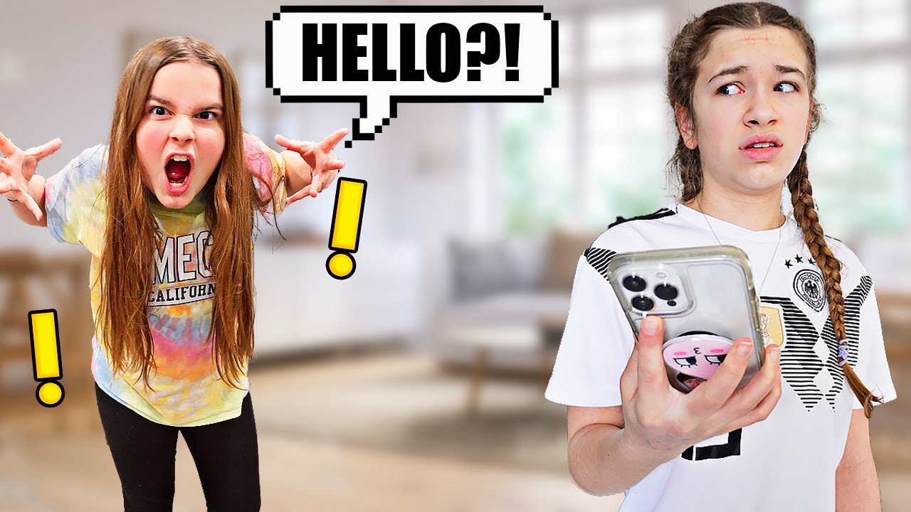 IGNORING MY FAMILY FOR 24 HOURS!! | JKREW - YouTube