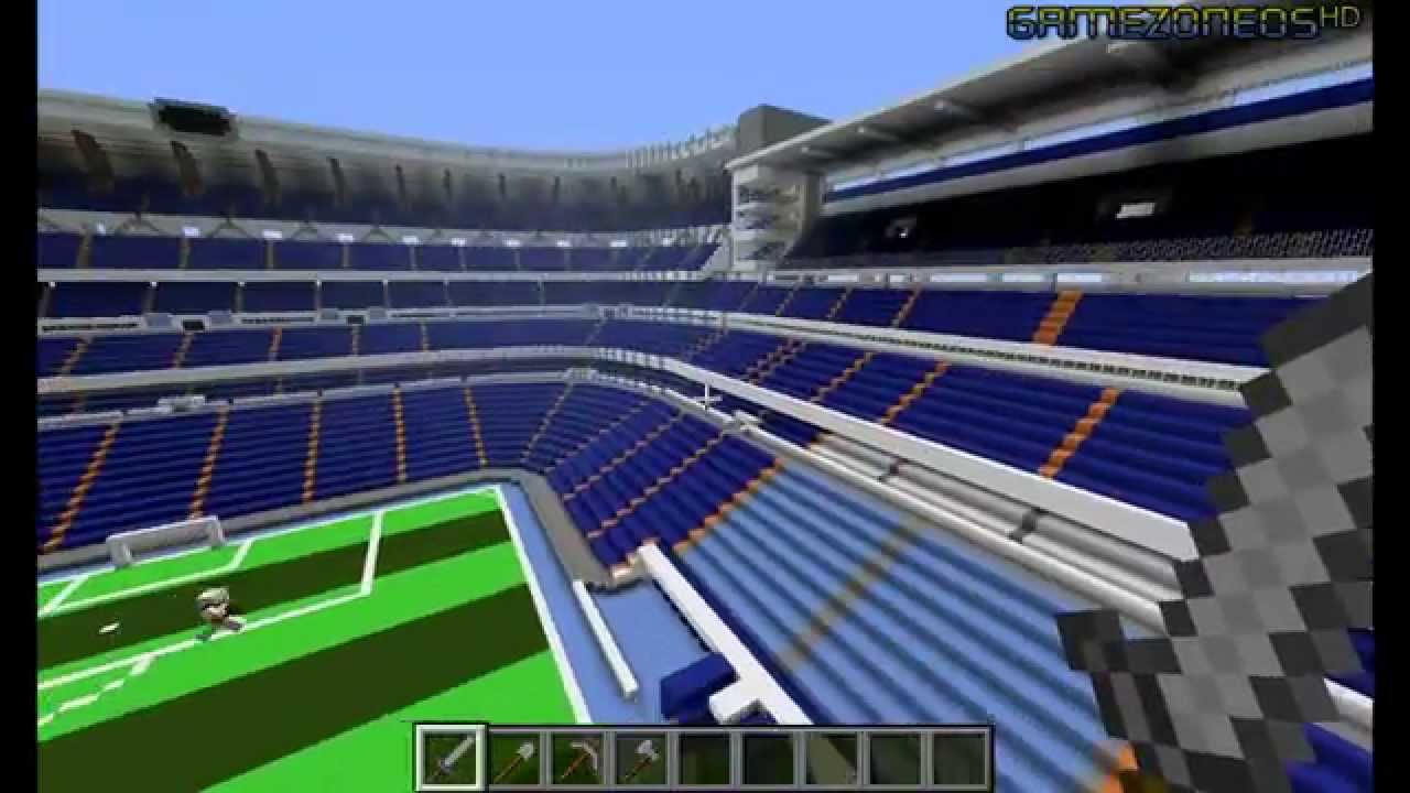 Minecraft Santiago Bernabéu ¡Hala Madrid! - HUN - - YouTube
