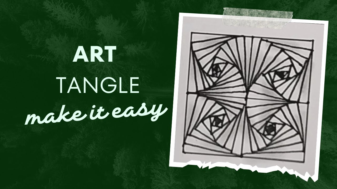 #31 3D Paradox Pattern | Zen lines | Line Illusion Drawing - YouTube