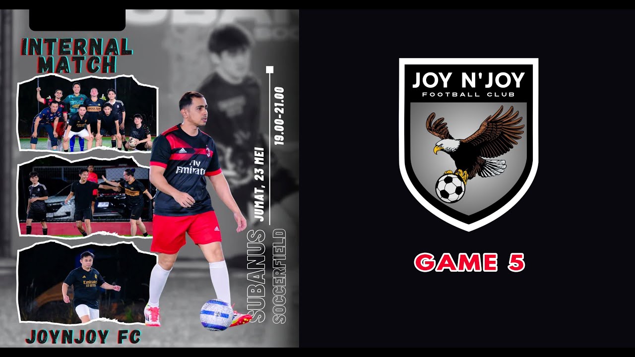 🔴(((SERUUU ))) GAME 5//TIM PUTIH VS TIM HITAM//INTERNAL GAME JOY N JOY FC - YouTube