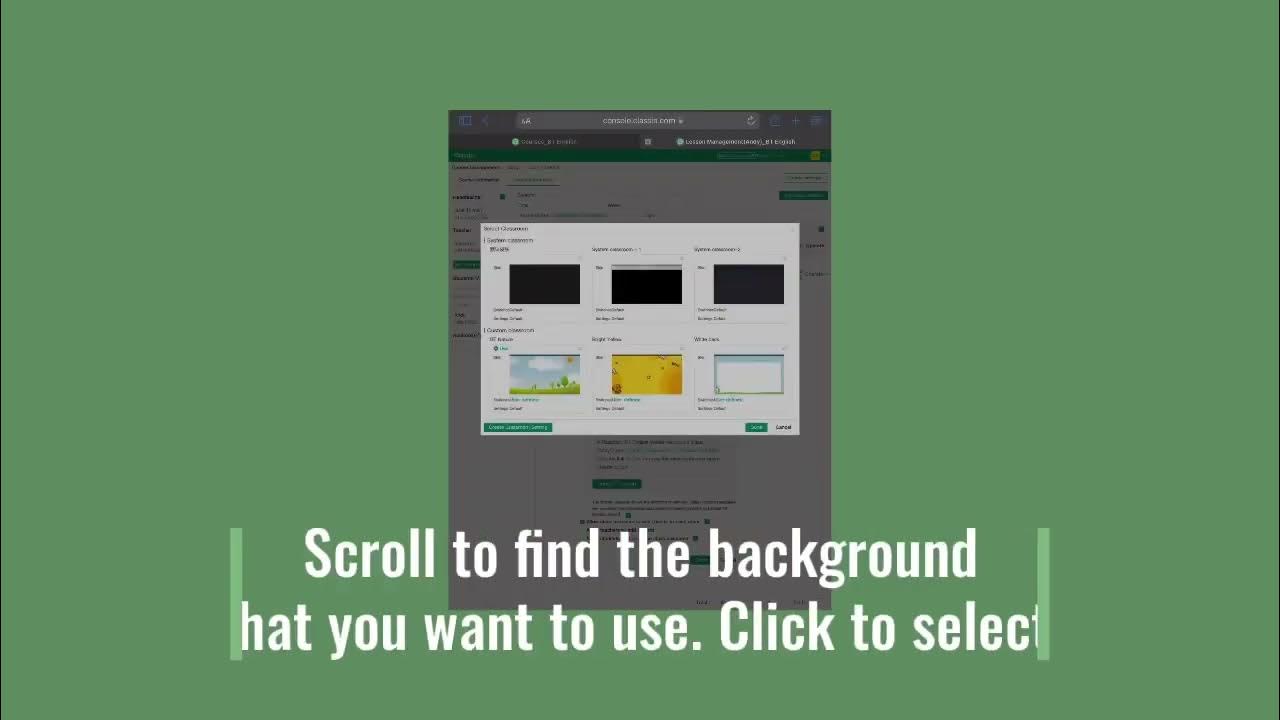 ClassIn Tutorial- Change Classroom Background - YouTube