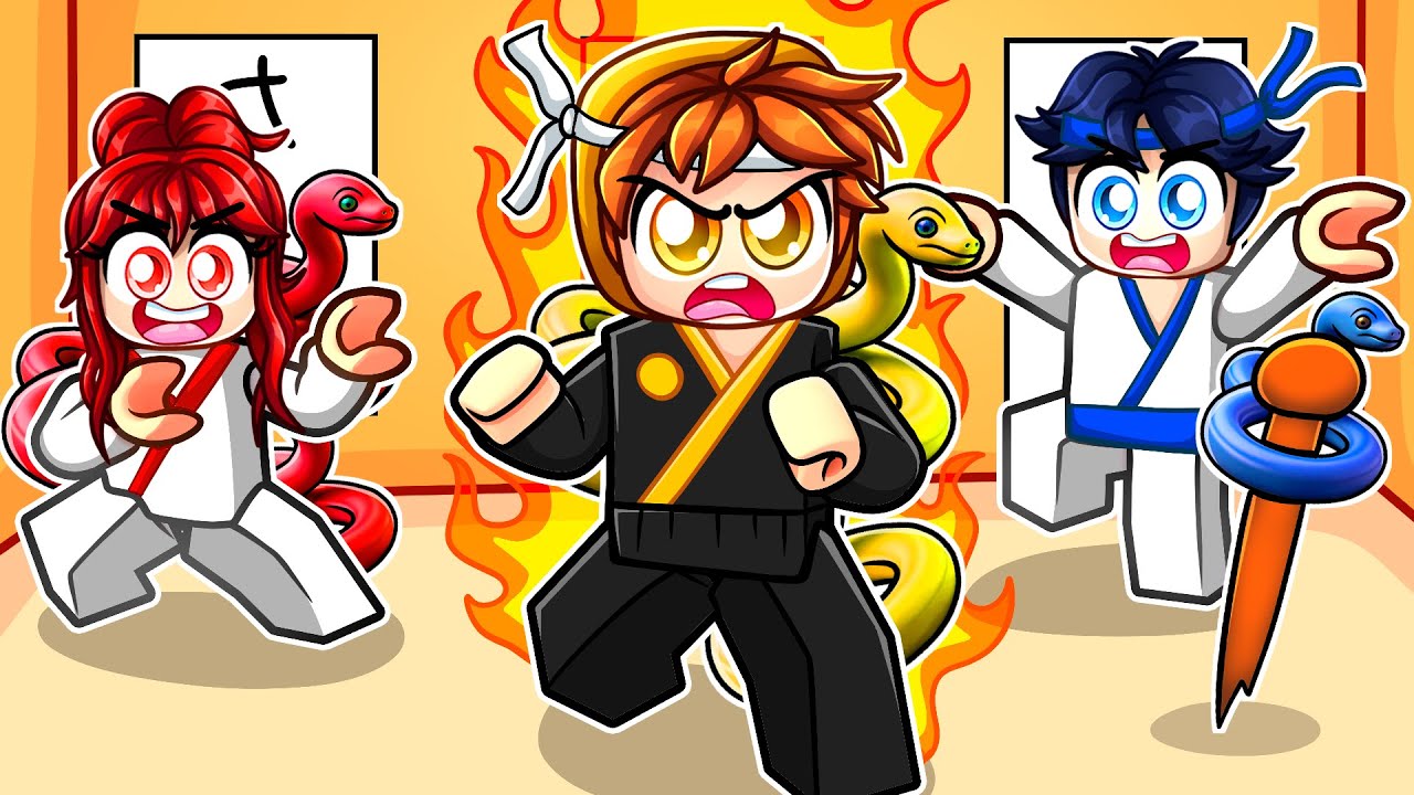 Having a COBRA KAI Family in Roblox! - YouTube