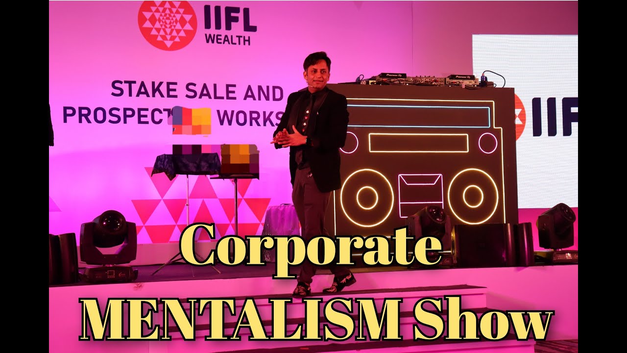 Audience Engaging MENTALISM Show by illusionist RAHUL KHARBANDA for ...