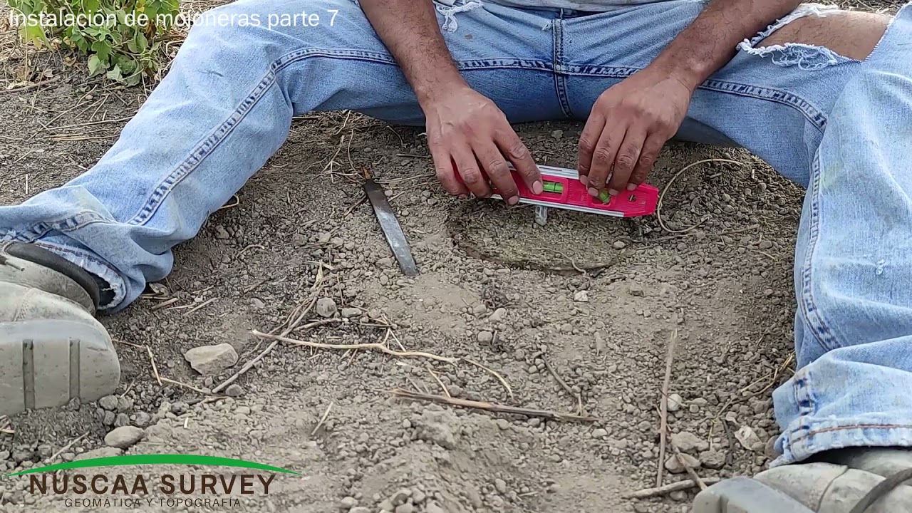 instalacion de mojoneras parte 7 - YouTube