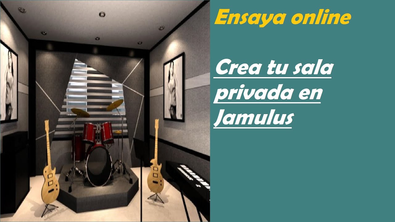 Ensayar Online - Crear servidor privado en Jamulus - YouTube