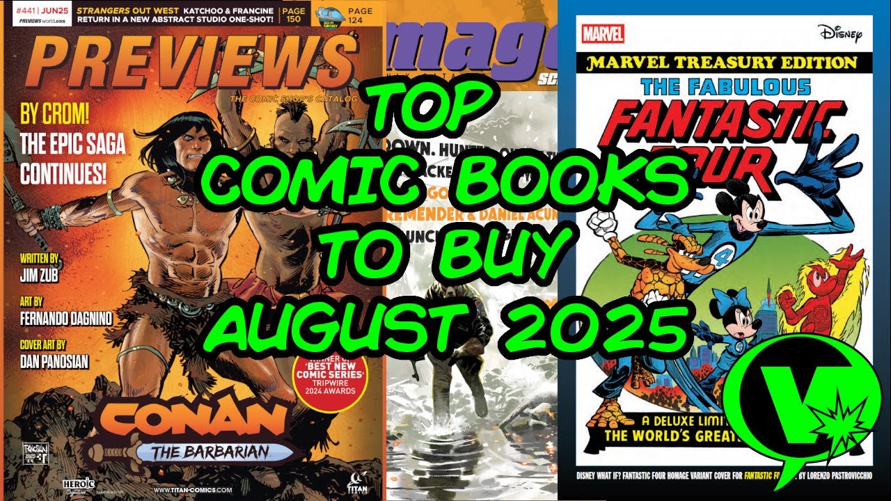 Previews & Spec | Top Comic Books to Buy in August 2025 - YouTube
