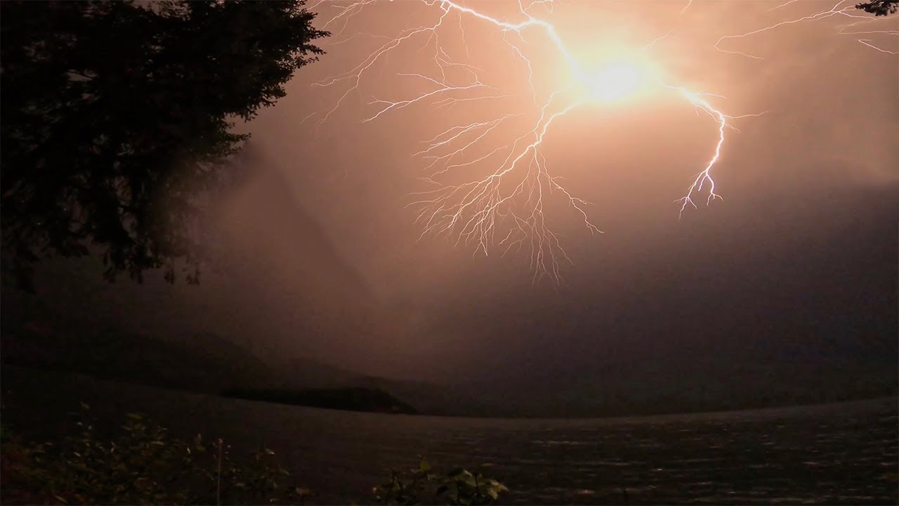 Insane Lightning Storm with Rolling Thunder and Heavy Rain | 4K - YouTube