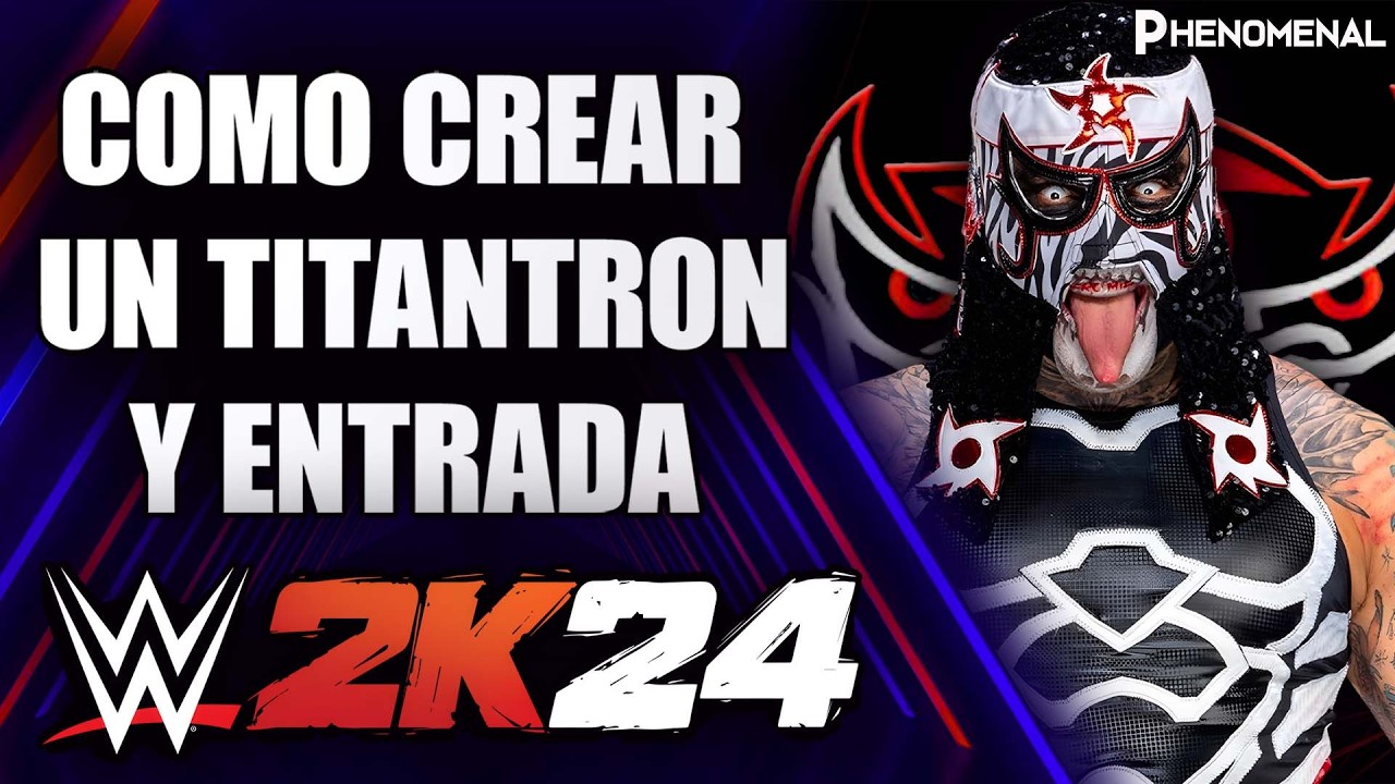 PENTA | Como crear un Titantron y Entrada en WWE 2K24 | Tio Phenomenal ...