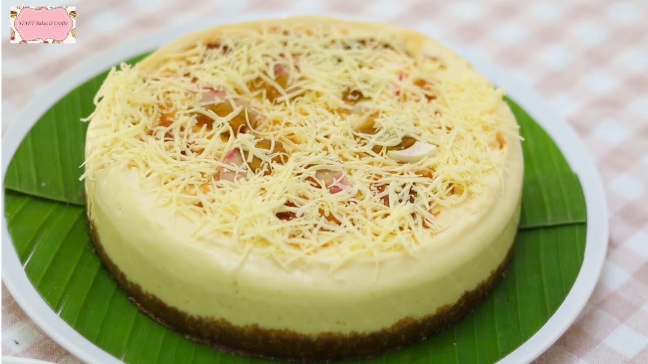 Smooth and Creamy BIBINGKA CHEESECAKE - YouTube