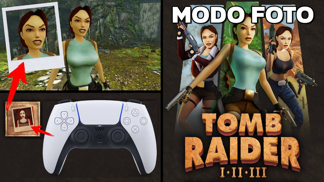 COMO TIRAR FOTO NO TOMB RAIDER REMASTERED I-III PLAYSTATION 5 | MODO ...