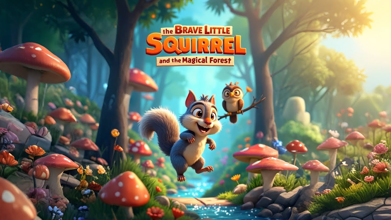 The Brave Little Squirrel and the Magical Forest - YouTube