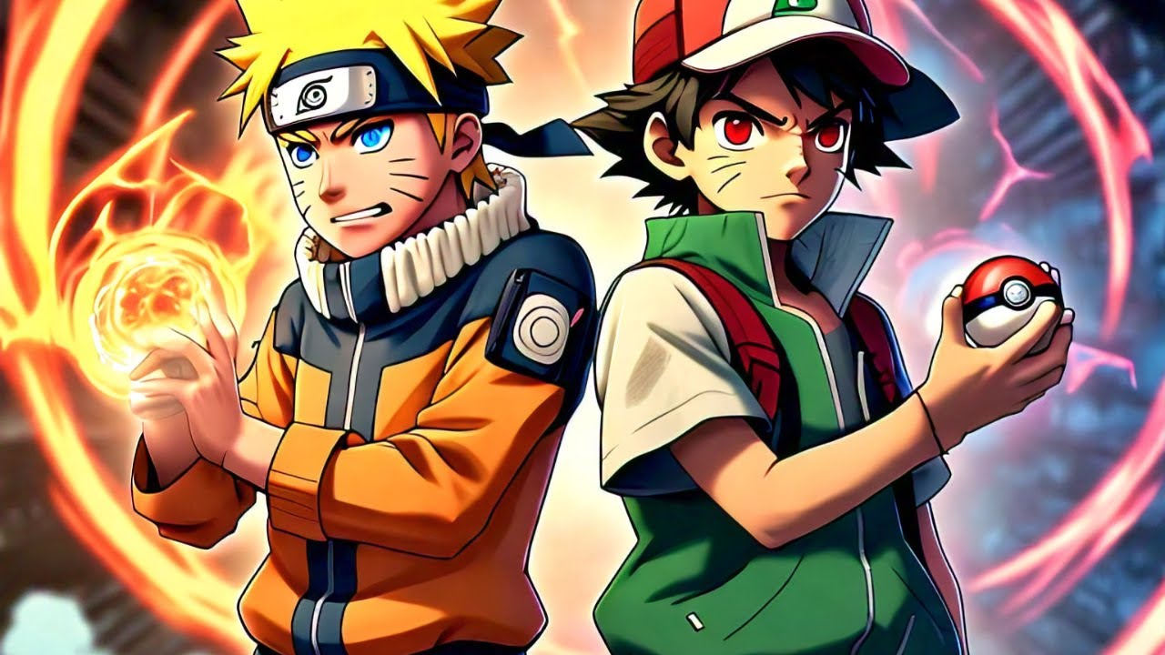 The Chosen Ninja Meets The Pokémon Master | Ash & Naruto #pokemon # ...
