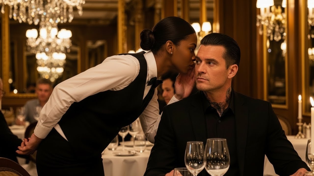 “Please Don’t Go—They’re Waiting Outside.” The Black Waitress Leaned ...