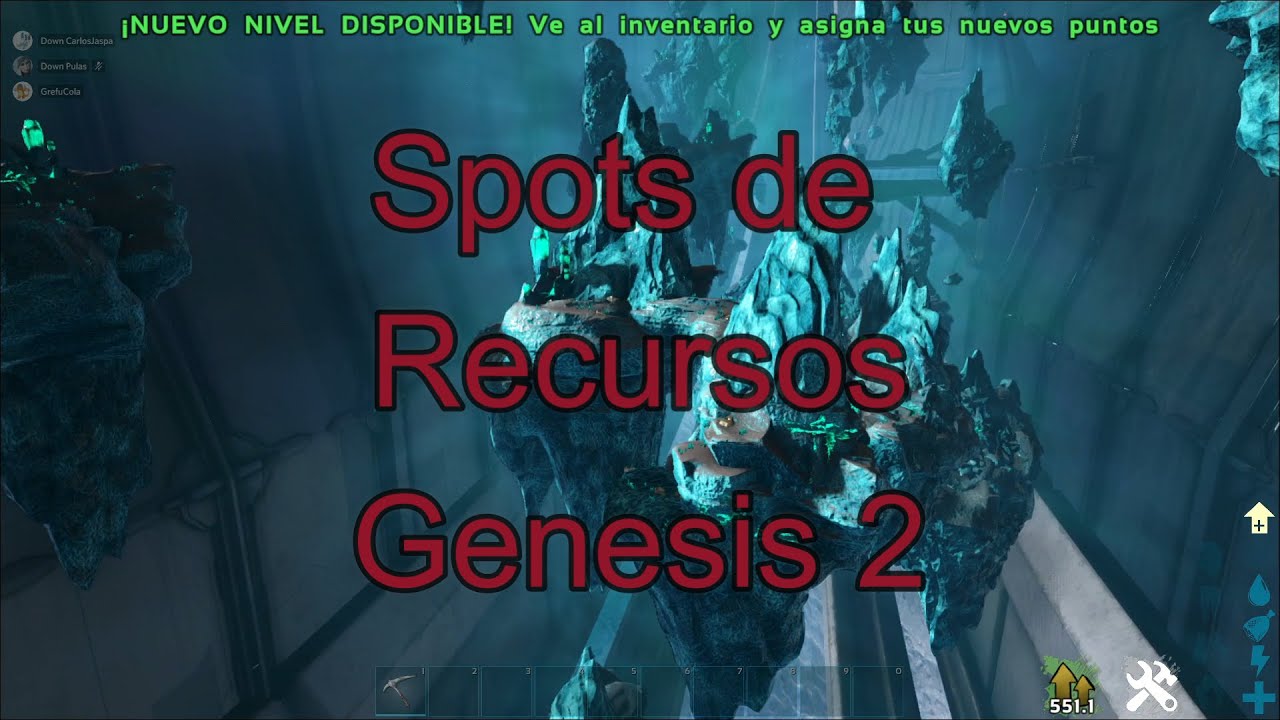 RESOURCES LOCATIONS ARK GENESIS 2 / LOCALIZACIÓN DE RECURSOS ARK ...