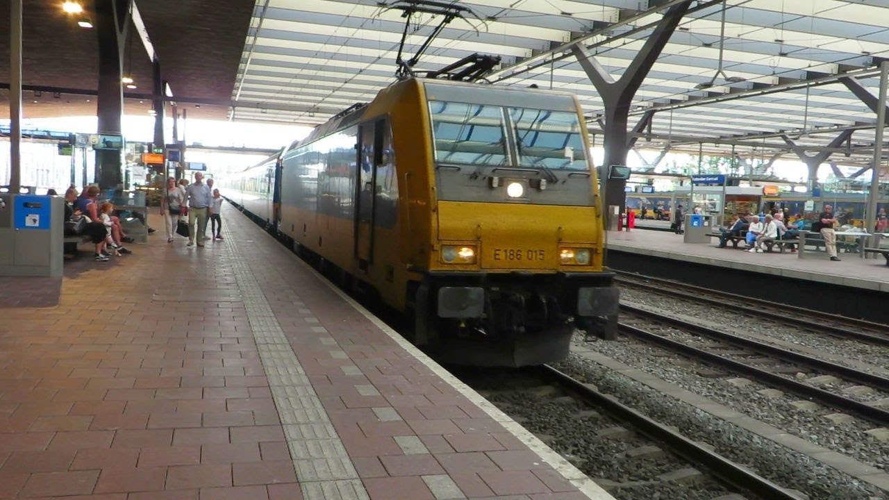[Rotterdam Centraal] Class 186 + Intercityrijtuig - YouTube