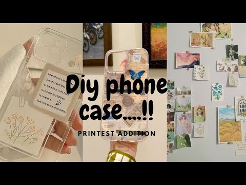 Let's DIY A PHONE CASE WITH Me printest addition 🌼@Myhappyhours382 ...