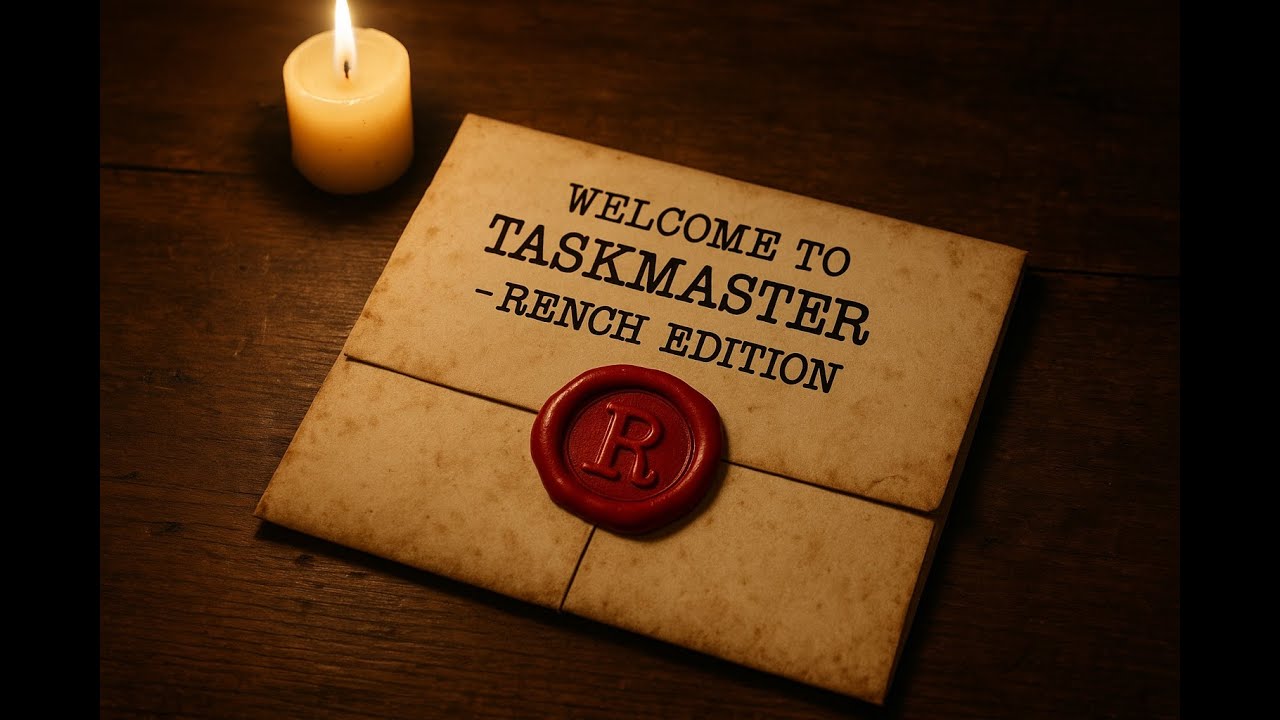 Rench Taskmaster - July 2025 - YouTube