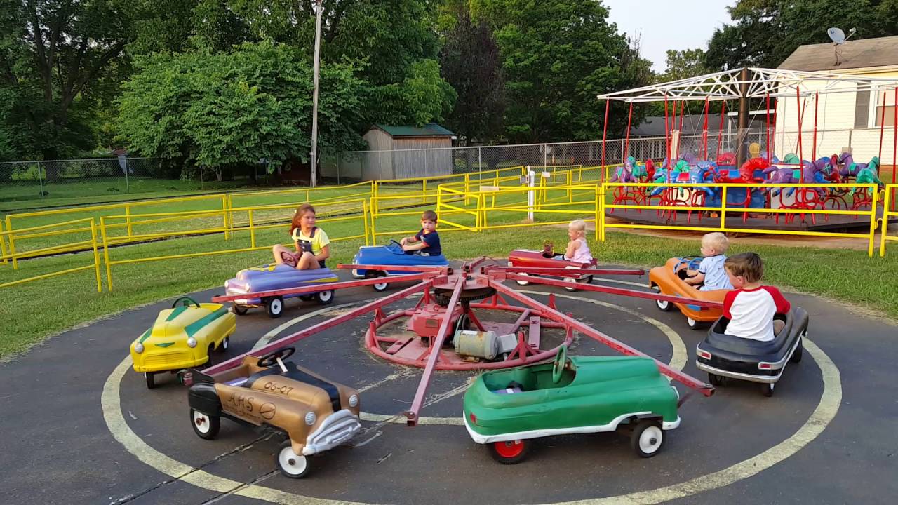 Athens kiddie carnival car ride 2016 - YouTube