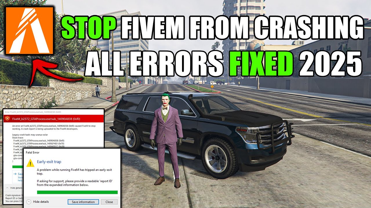 FiveM - How To FIX FiveM ERRORS and CRASHES (2025) - YouTube