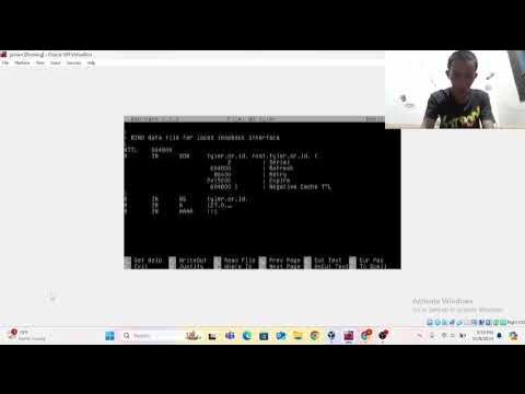 video tutorial cara konfigurasi DNS, ftp, file, web server dan database server - YouTube