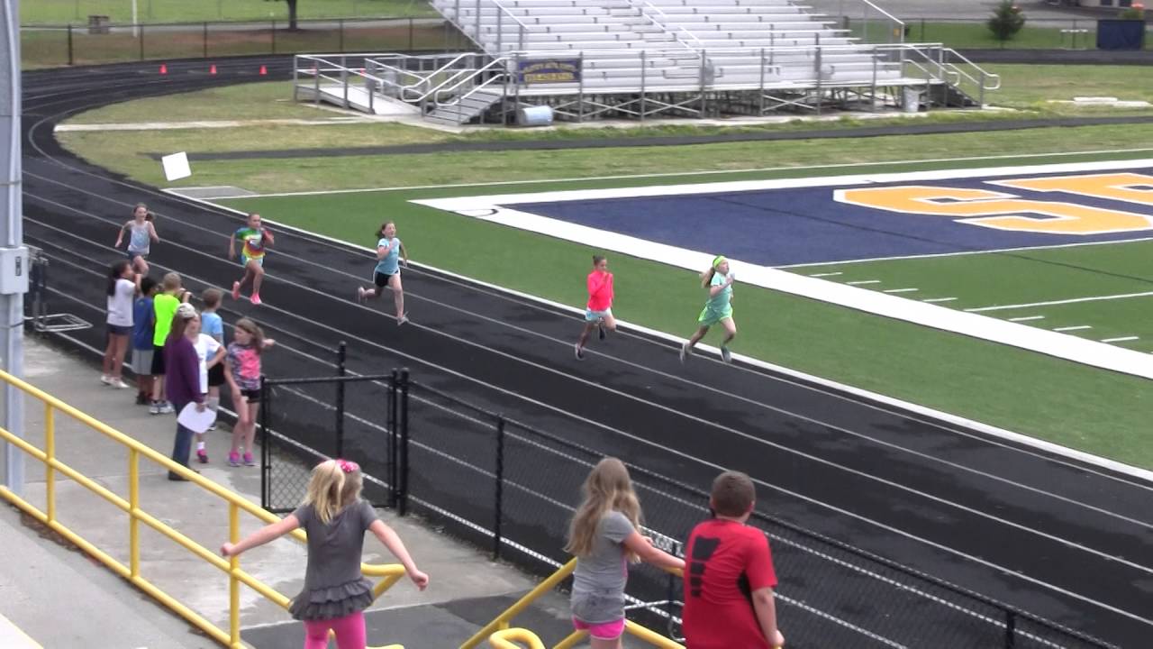100m Final Kaylen 4th Grade Field Day - YouTube