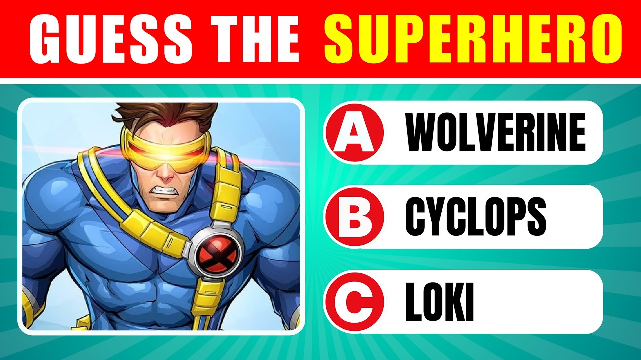 🦸 Guess The Superhero | Superhero Quiz Challenge - YouTube