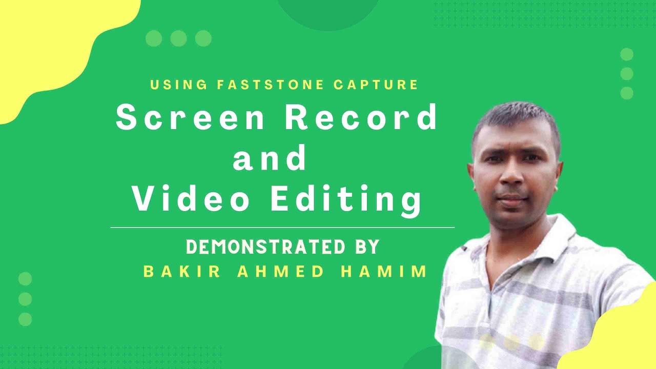 Screen Record and Video Editing using FastStone Capture - YouTube