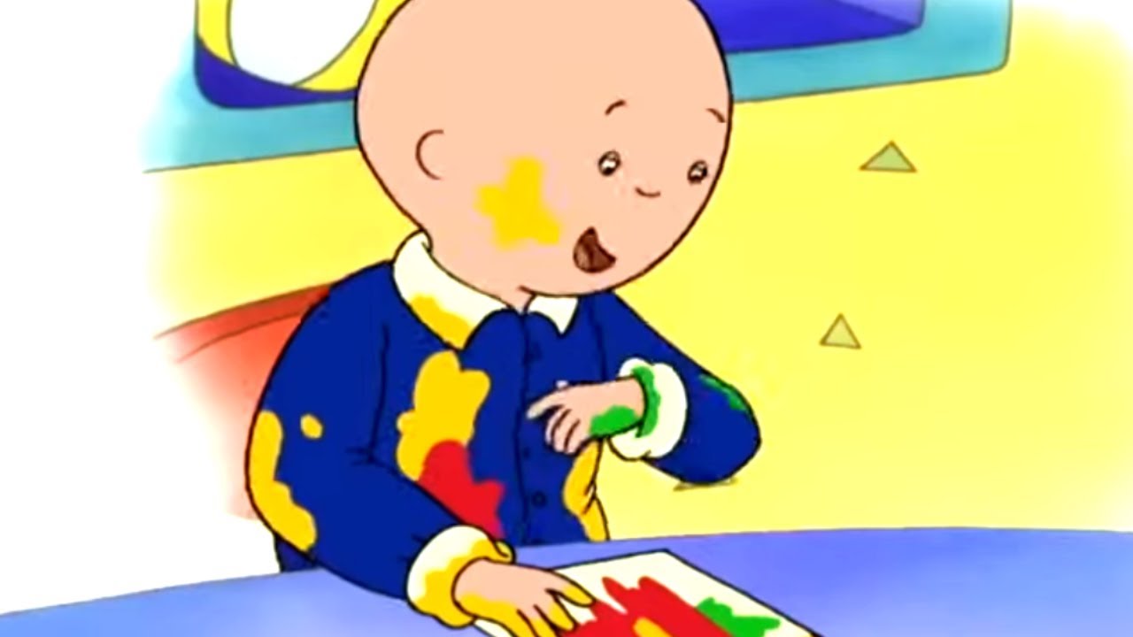 Caillou Goes to School | Caillou Cartoon - YouTube
